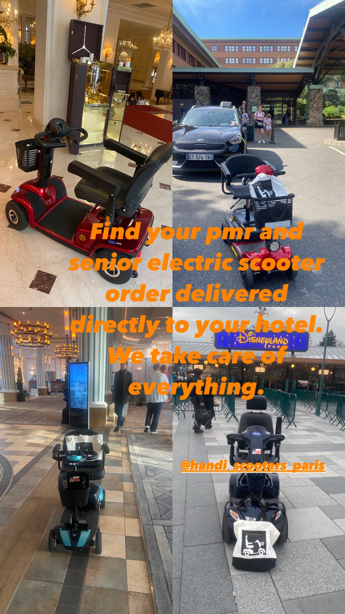 Electric Mobility Scooter Rental | Handi Scooters Paris